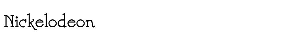 Nickelodeon font - Nickelodeon font download