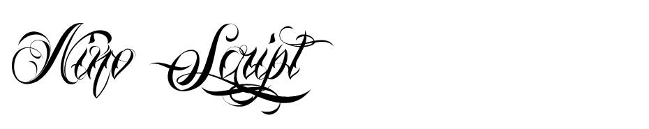 Nino Script font - Nino Script font download