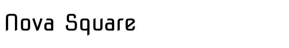 Nova Square Font google font - Nova Square Font font download