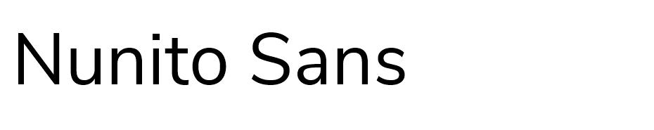 Nunito Sans font - Nunito Sans font download