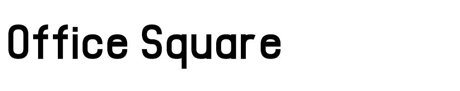 Office Square font - Office Square font download