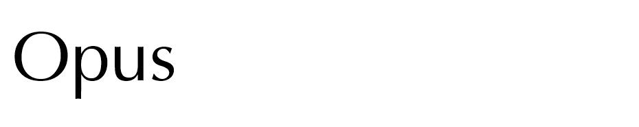 Opus font - Opus font download