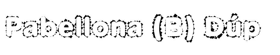 Pabellona (B) Dúplex font - Pabellona (B) Dúplex font download