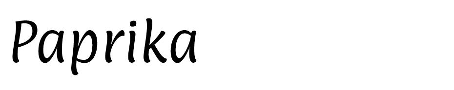 Paprika font - Paprika font download