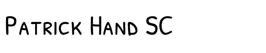 Patrick Hand Font font - Patrick Hand Font font download