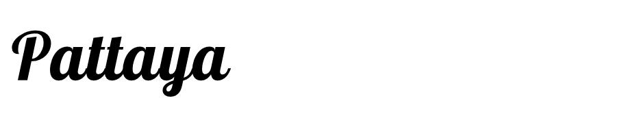 Pattaya google font - Pattaya font download