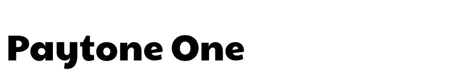 Paytone One google font - Paytone One font download