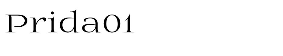 Prida01 font - Prida01 font download