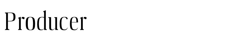 Producer font - Producer font download