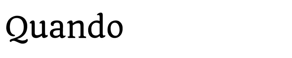 Quando Font font - Quando Font font download