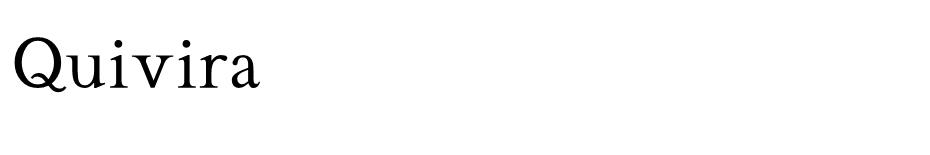 Quivira font - Quivira font download