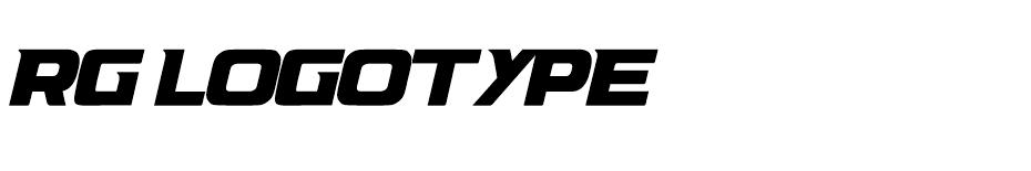 RG Logotype font - RG Logotype font download