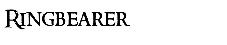 Ringbearer font - Ringbearer font download