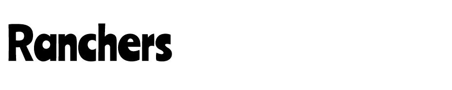 Ranchers font - Ranchers font download