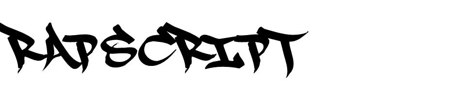 RapScript font - RapScript font download