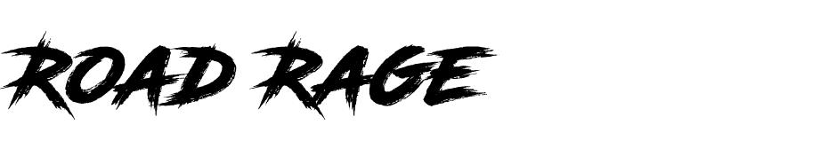 Road Rage Font font - Road Rage Font font download