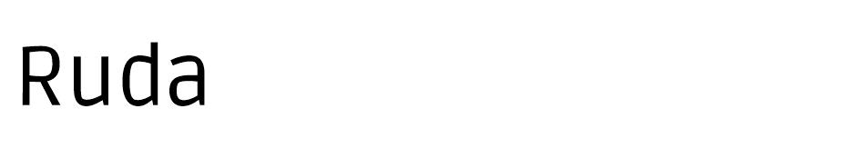 Ruda google font - Ruda font download