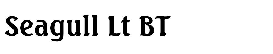 Seagull Lt BT font - Seagull Lt BT font download