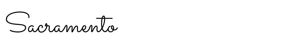 Sacramento font - Sacramento font download
