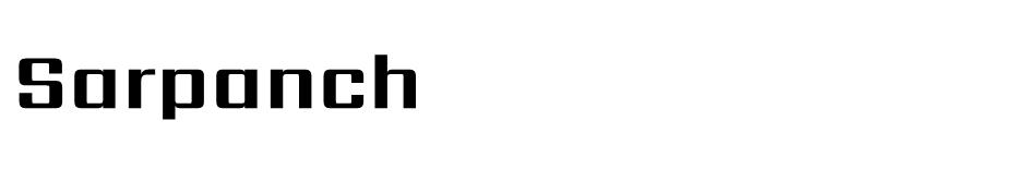 Sarpanch Font Family font - Sarpanch Font Family font download