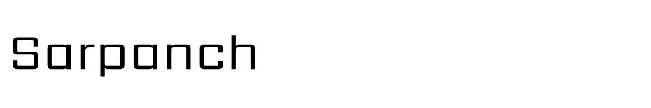 Sarpanch font - Sarpanch font download