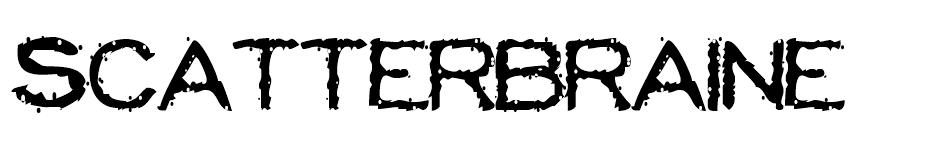 Scatterbrained Restrained font - Scatterbrained Restrained font download