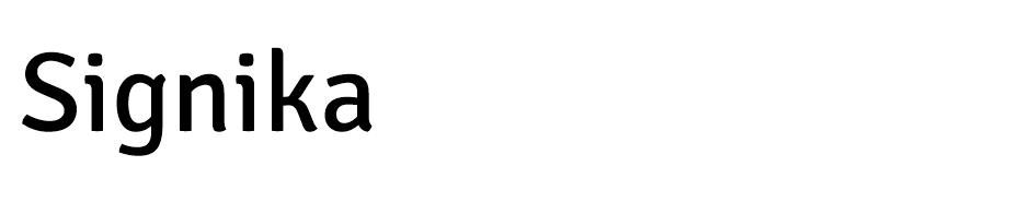Signika font - Signika font download