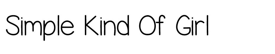 Simple Kind font - Simple Kind font download