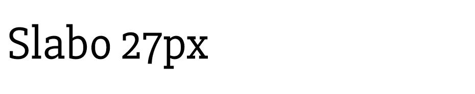 Slabo 27px font - Slabo 27px font download