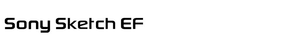 Sony Sketch Bold font - Sony Sketch Bold font download