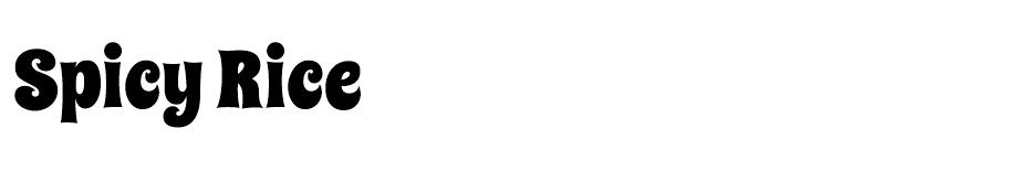 Spicy Rice google font - Spicy Rice font download