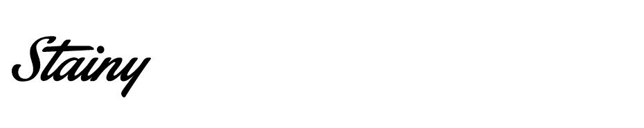 Stainy font - Stainy font download