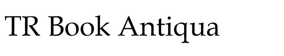 TR Book Antiqua font - TR Book Antiqua font download