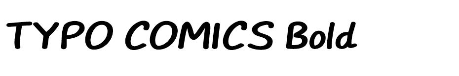 Typo Comics font - Typo Comics font download