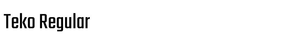 Teko Font Ailesi google font - Teko Font Ailesi font download