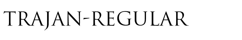Trajan-Regular font - Trajan-Regular font download