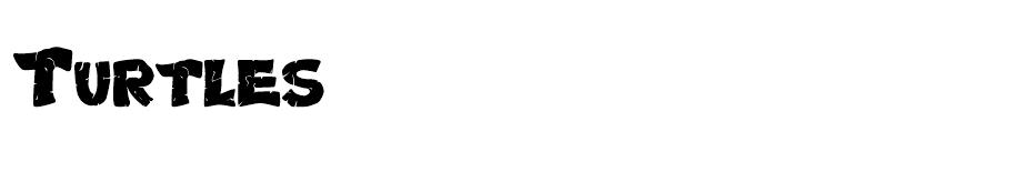Turtles font - Turtles font download