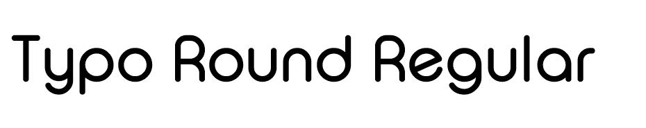 Typo Round font - Typo Round font download