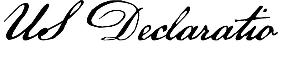 US Declaration font - US Declaration font download