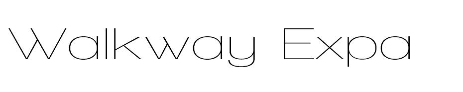 Walkway Expand font - Walkway Expand font download