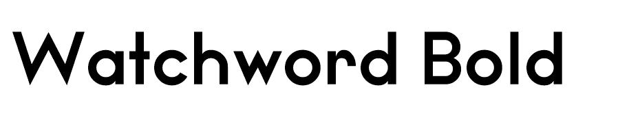 Watchword font - Watchword font download