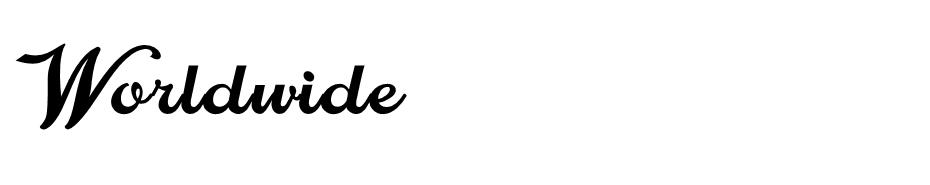 Worldwide font - Worldwide font download