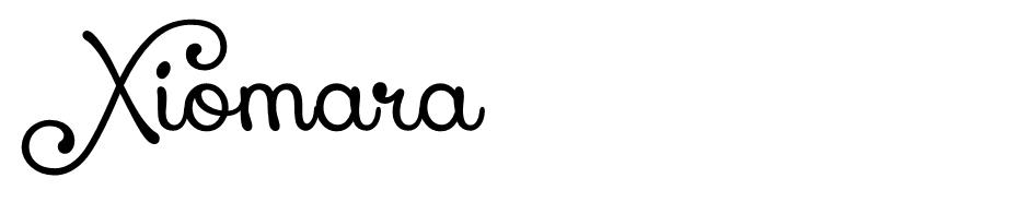 Xiomara font - Xiomara font download