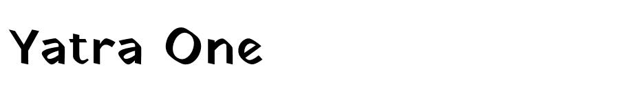 Yatra One font - Yatra One font download