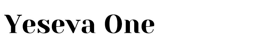 Yeseva One font - Yeseva One font download