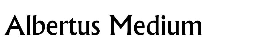 Albertus Medium font - Albertus Medium font download
