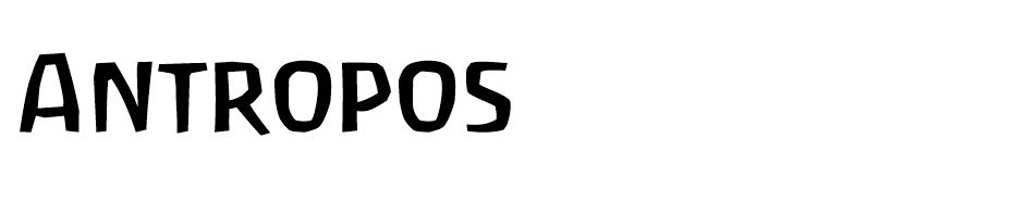 Antropos font - Antropos font download