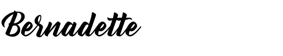 Bernadette font - Bernadette font download