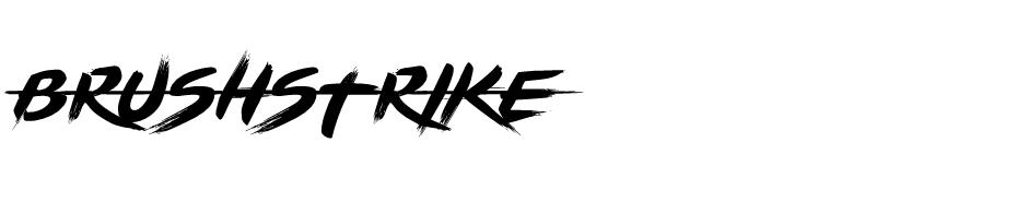Brushstrike font - Brushstrike font download