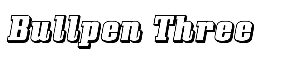 Bullpen Font Ailesi font - Bullpen Font Ailesi font download